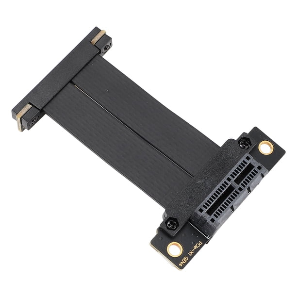 Cable de extensión PCIe 4.0 x1 Dual de 90 Grados Extremadamento Rápido ...