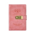 A5 Vintage Notebook with Password Lock PU Leather Cover Thick 80G Paper ...