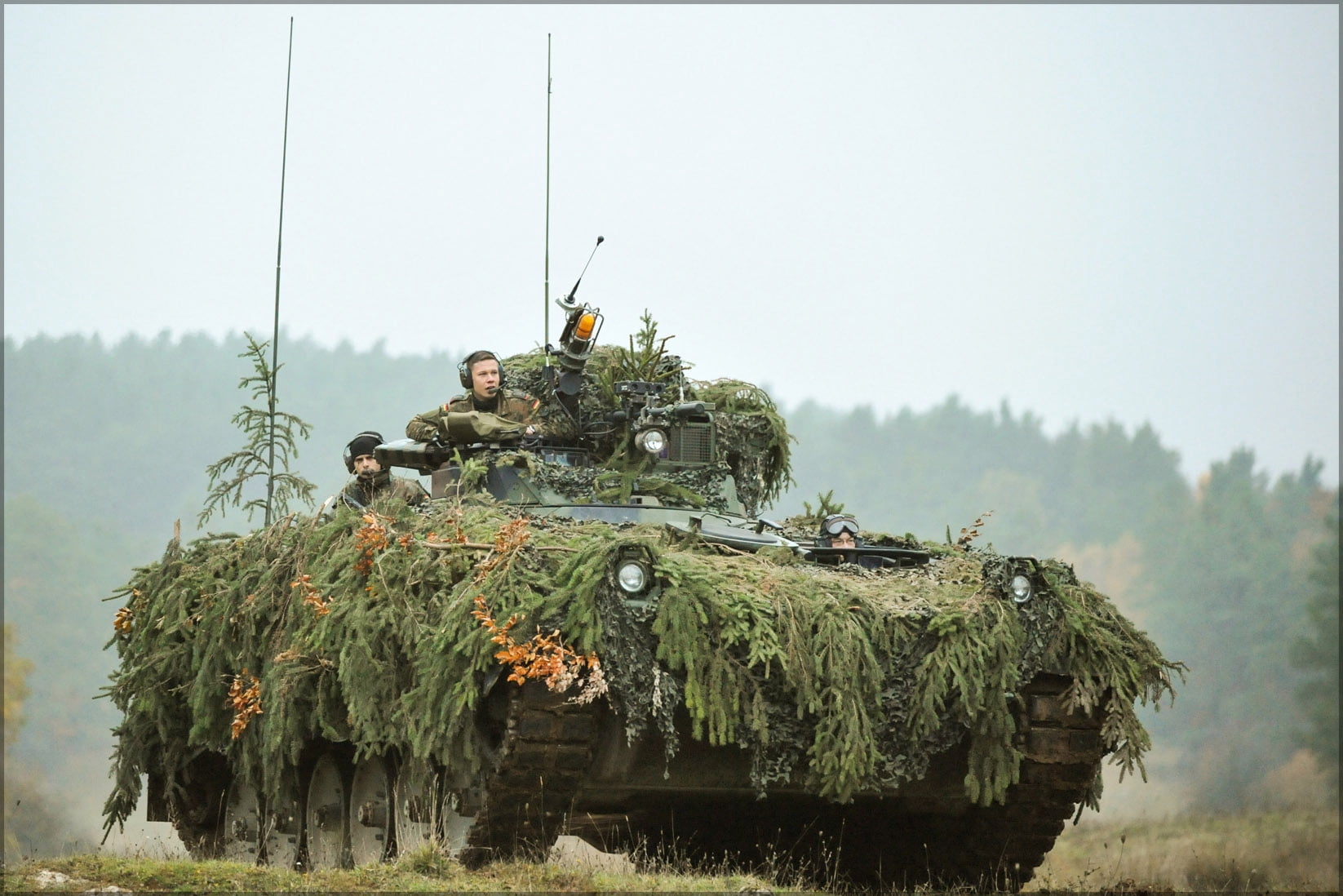 24"x36" Gallery Poster, German Army Soldiers Marder ifv infantry ...