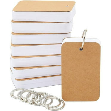 OfficeZen Big 3 x 5 inch White Flash Cards Tray - 200 GSM, 150 Cards ...