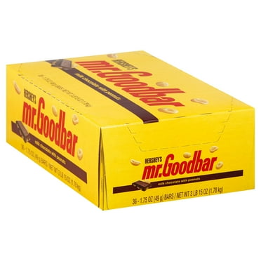 MR. GOODBAR Milk Chocolate Bars, 1.75 oz, 36 Count - Walmart.com
