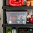 Iris Usa 53 Qt 13 Gal Stack And Pull™ Clear Plastic Storage Box With