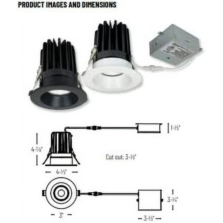 Nora 3 Led Recessed Lighting | Shelly Lighting