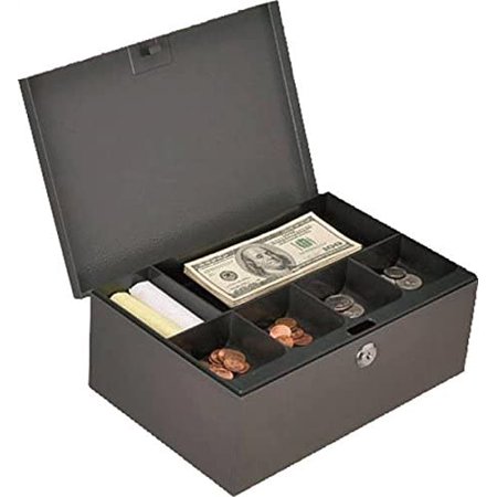 Rocky Mountain Goods Extra Deep Cash Box with Key Lock - 2 Keys ...