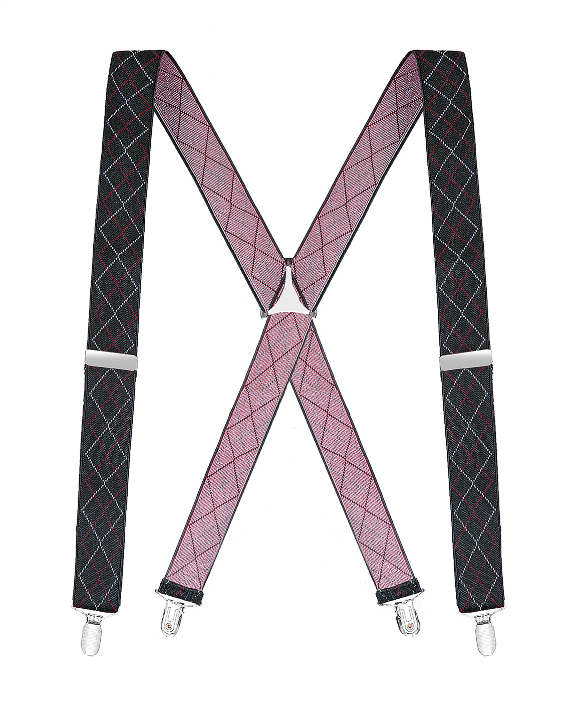 "Buyless Fashion Suspenders for Men - 48"" Elastic Adjustable Straps 1 ...