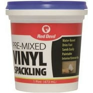 Red Devil Onetime Lightweight Spackling Quart, Exterior Drywall and ...