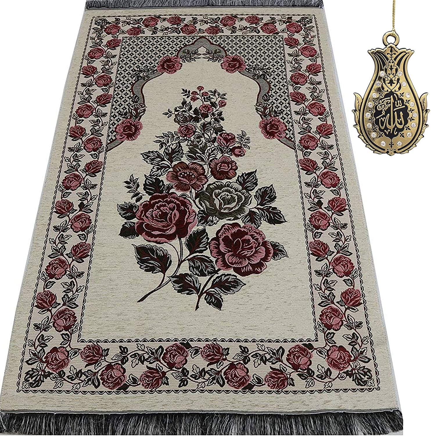 Modefa Prayer Mat | Turkish Rug Janamaz Sajjadah Musala | Standard ...