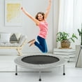 Infans 38" Mini Folding Trampoline Portable Recreational Fitness ...