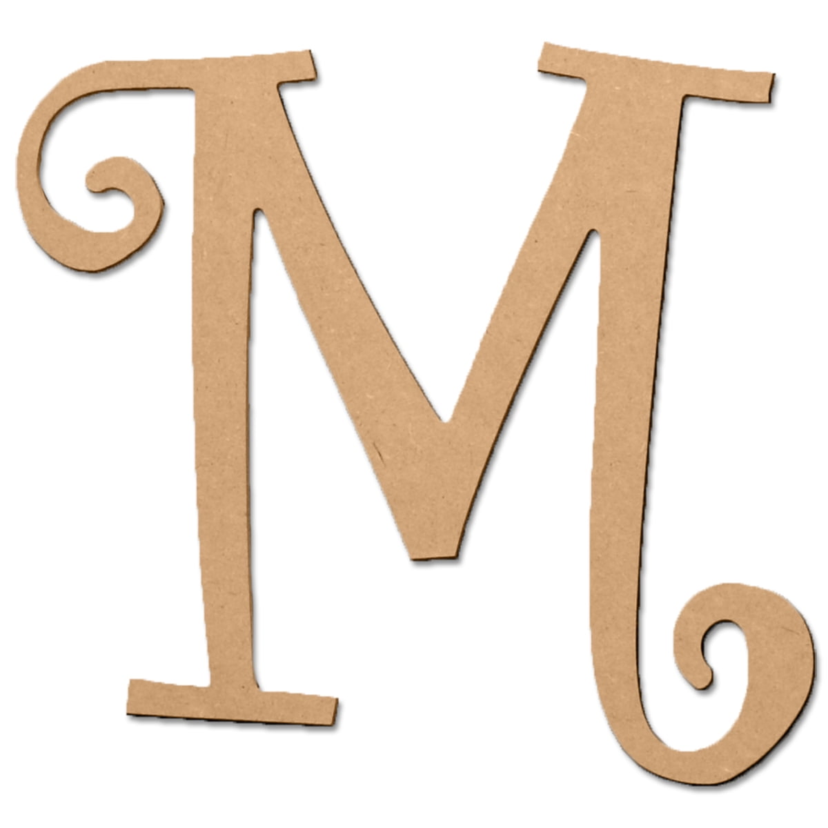 8" Curly Letter M, 1 Each - Walmart.com