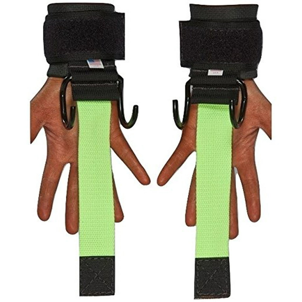USA MADE WOMEN'S Weightlifting Hooks & Weight lifting Straps Combo ...