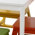 Lipper International 585MC Childs Square Table and 4 Chair Set, Multi ...