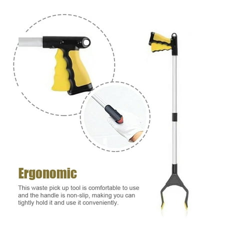 Pick up Clamp Collapsible Garden Leaves up the garbage and Grabber ...