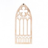 Luxen Home MDF Wood Cathedral Window Wall Decor - Walmart.com