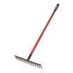 Bully Tools Landscape 18" Stone Rake with 66" Fiberglass Handle and ...