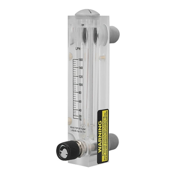 Panel Type Flowmeter, Standard Threads Liquid Meter Transparent Acrylic ...