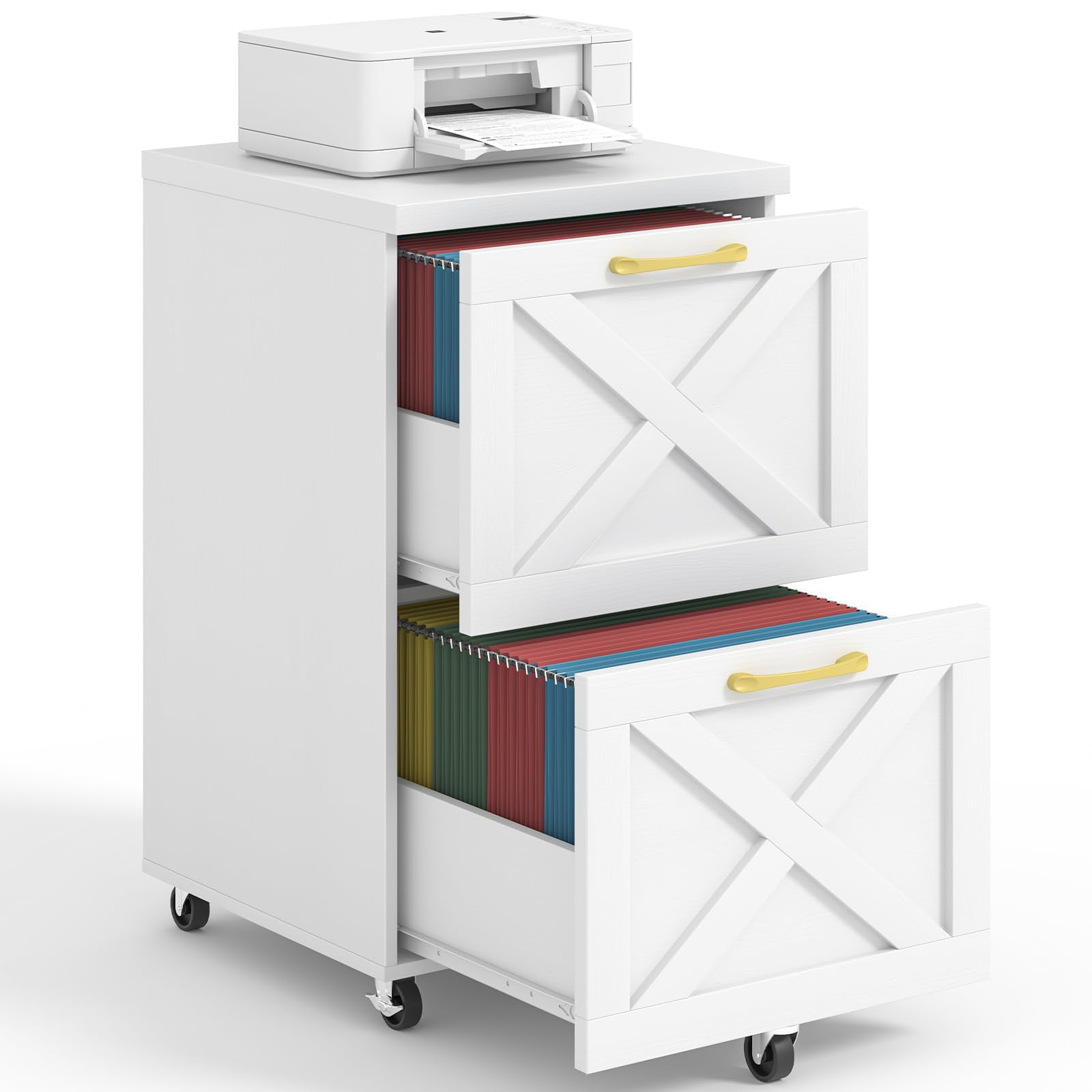 Click here for Vabches Filing Cabinet With 2 Drawers And Wheels... prices