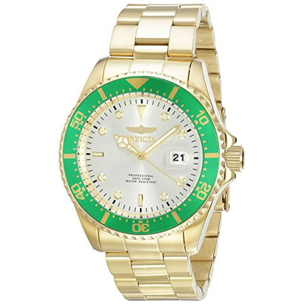 Invicta Men's Pro Diver Watch Japan Movement Flame Fusion Crystal 15081 ...