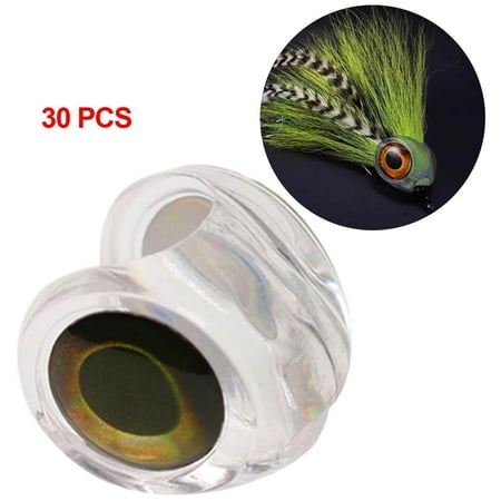 ziyahi 30 Pieces Fly Tying Fish Mask Make Streamer Saltwater Realistic ...