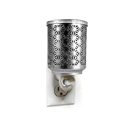 Sun Vintage Chrome Plug-in Fragrance Warmer Diffuser for Scented Wax ...