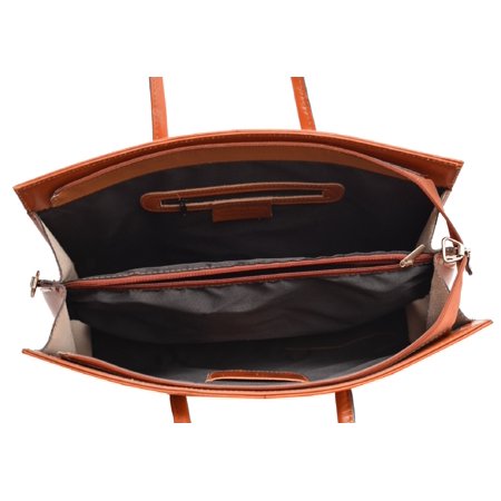 Sharo Leather Bags - SHARO Women's Genuine Leather Laptop Tote ...