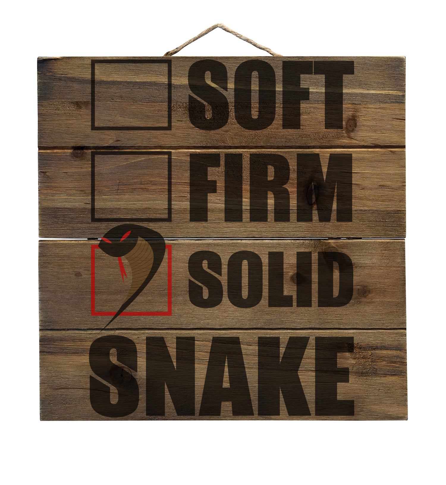 Soft Firm Solid Snake - Decorative REAL WOOD Wall Art - Faux Pallet ...