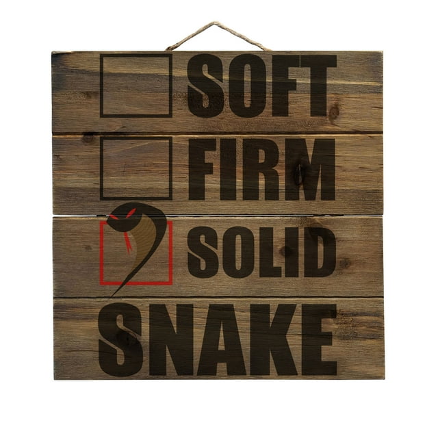 Soft Firm Solid Snake - Decorative REAL WOOD Wall Art - Faux Pallet ...