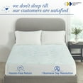 California Design Den 3-Zone Quilted, Cooling Full Mattress Pad with ...