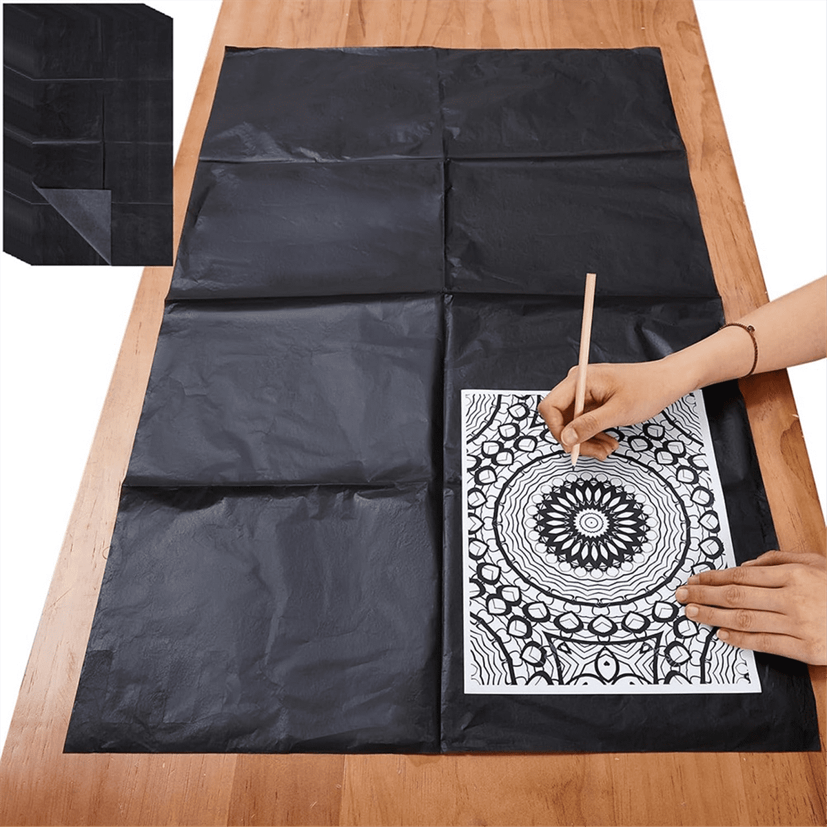 Hojas de Papel Carbón Grande para Calcar, 51 X 91 cm. Papel de ...