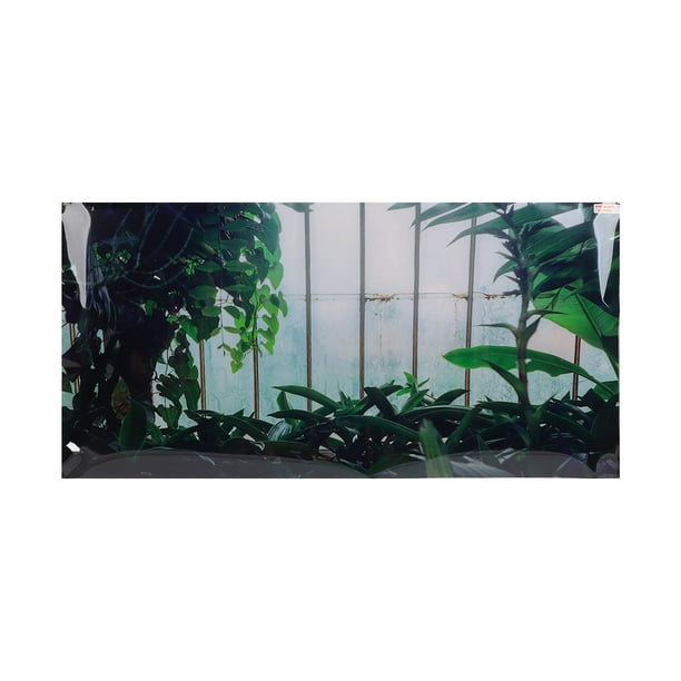 Fish Tank Wallpaper Sticker, PVC Aquarium Background Decor Waterproof ...