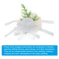 Uxcell Artificial Corsage Wristlet Flower Wrist Corsage Prom Wristlet ...