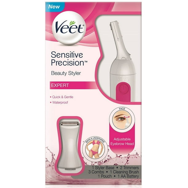 Veet Sensitive Precision Beauty Styler Expert Hair Trimmer - Walmart ...
