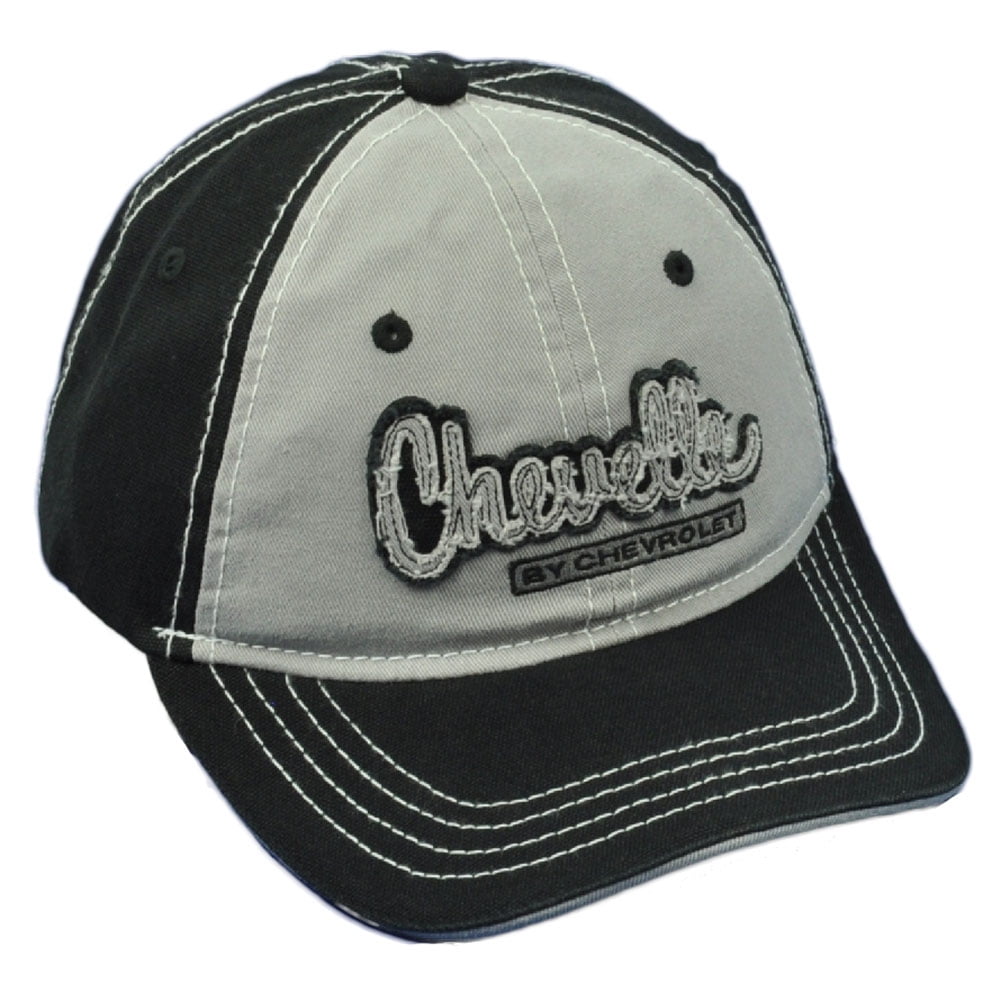 Chevy Chevelle By Chevrolet GM Hat Cap Black Gray Adjustable Relaxed ...
