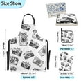 5 Pcs Kitchen Set Heat Resistant Oven Mitts and Non-Slip Pot Holders ...