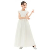 Ekidsbridal Ruffle Chiffon Flower Girl Dresses for Princess Pageants ...