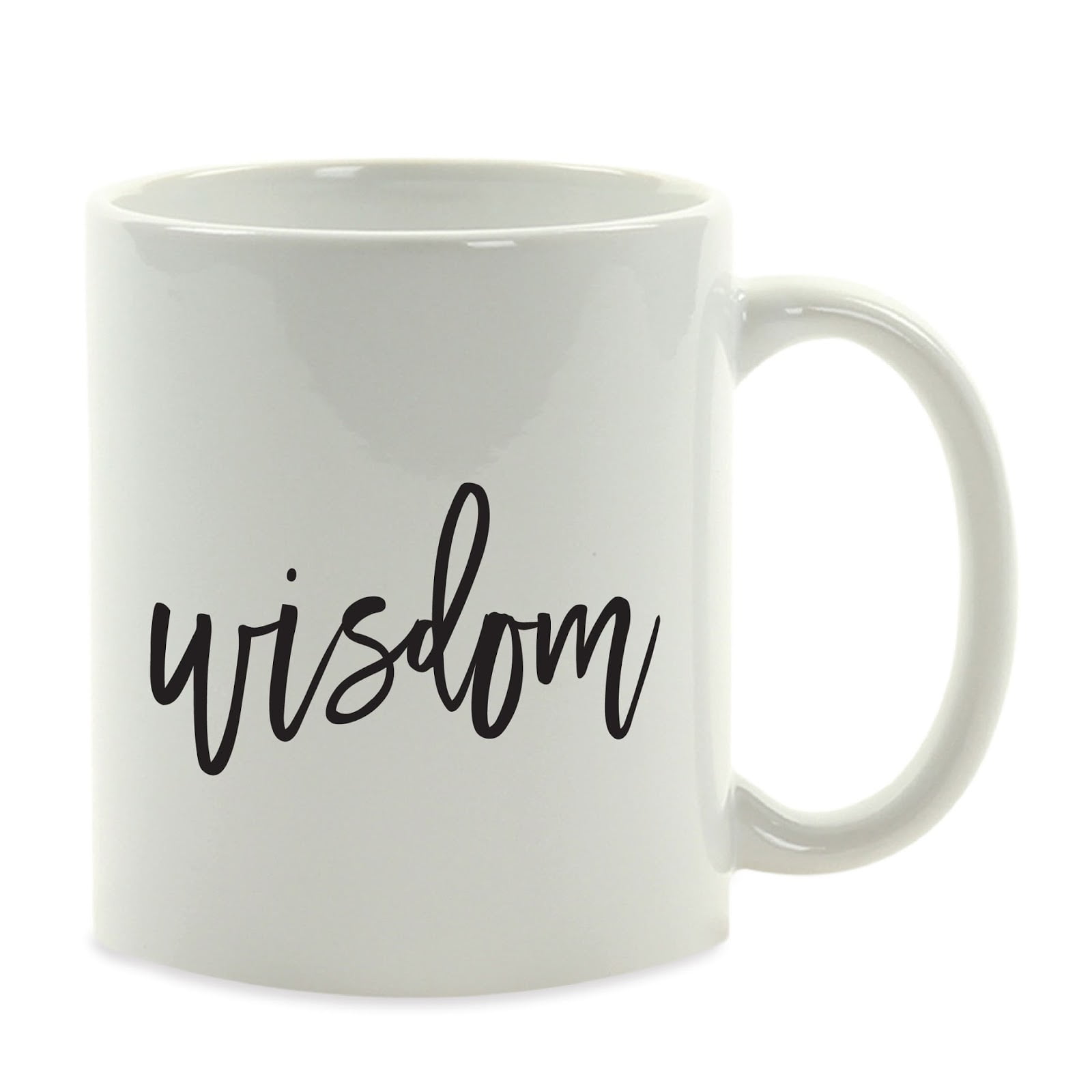 Koyal Wholesale Wisdom Calligraphy Good Virtues Ceramic Coffee Mug ...
