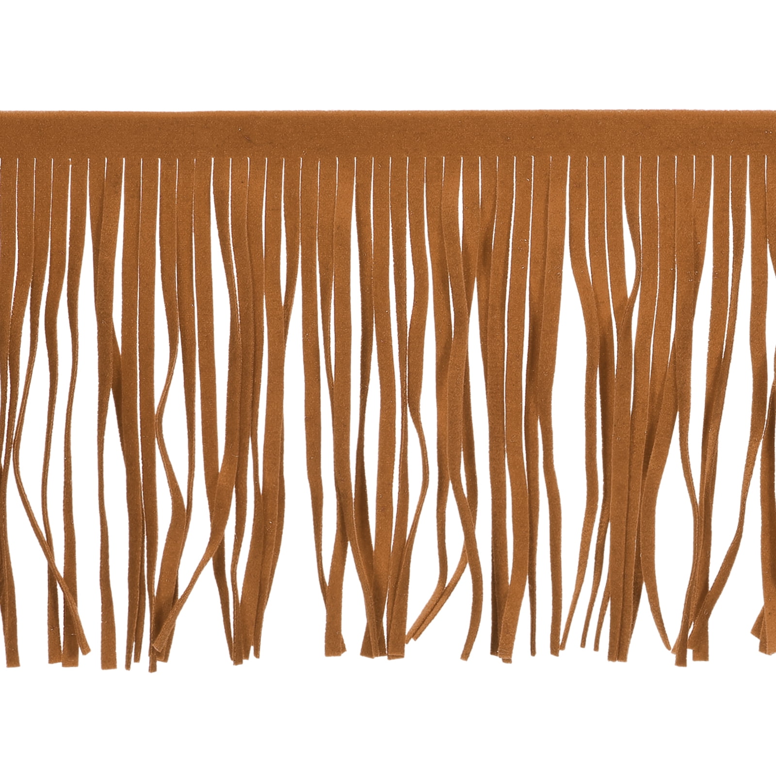 Uxcell 2 Yards 4 Inch PU Leather Fringe Trim DIY Tassel Fringe for ...