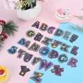 26PCS Alphabet Patches Colorful Embroidered Iron on Patch English ...