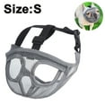 Short Snout Dog Muzzle - Adjustable Breathable Mesh Bulldog Muzzle for ...