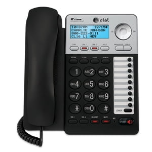 AT&T 1740 60 Min Record Time Digital Answering System, White - Walmart.com