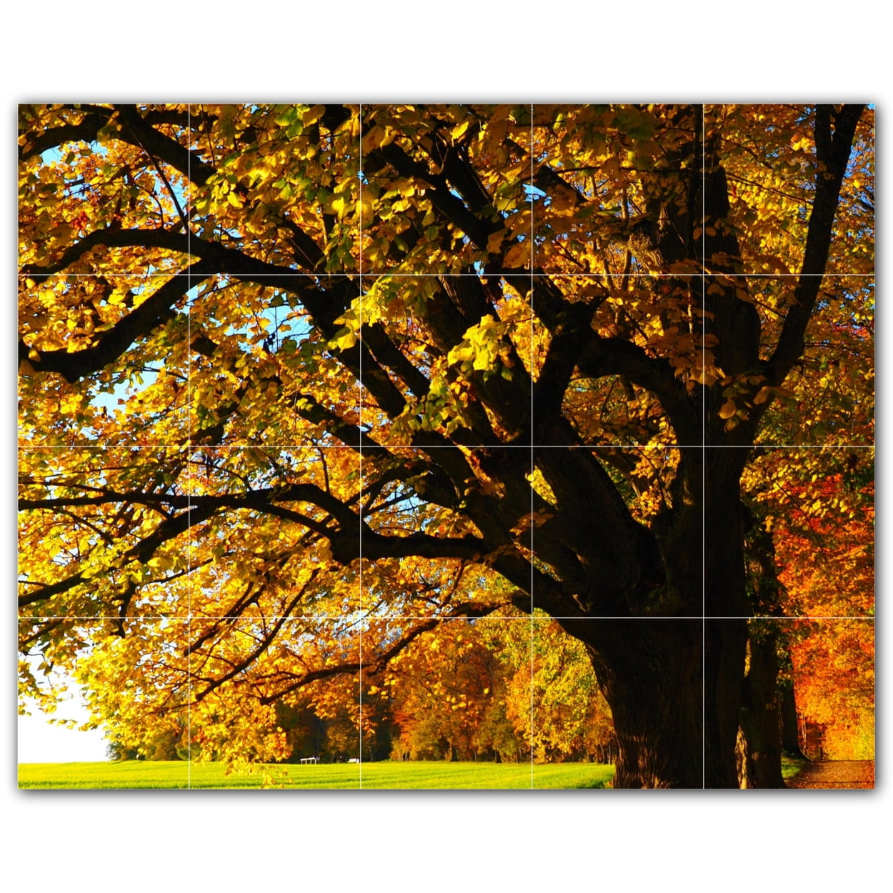 Picture-Tiles.com: Autumn Ceramic Tile Wall Mural WAL500026-54M. 30"W x ...