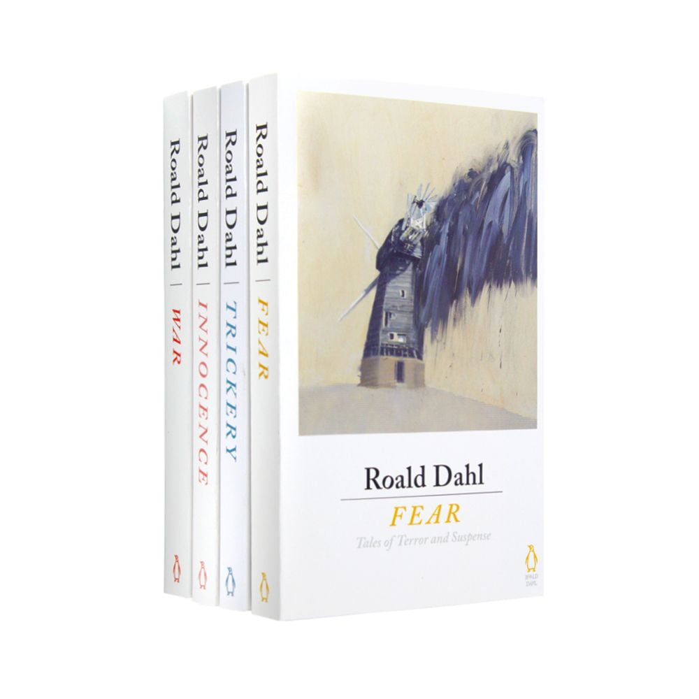 Roald Dahl 4 Books Set Collection Innocence, Fear, Trickery, War - Walmart.com