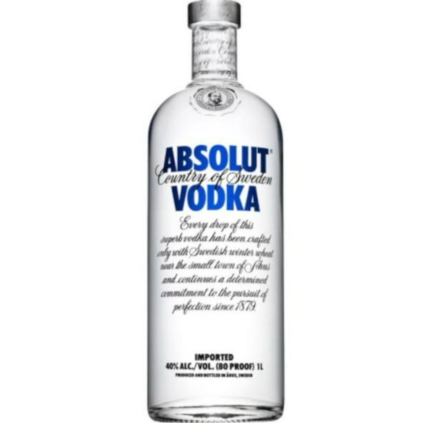 Paquete de 3 Vodka Absolut Azul 1 L | Bodega Aurrera en línea