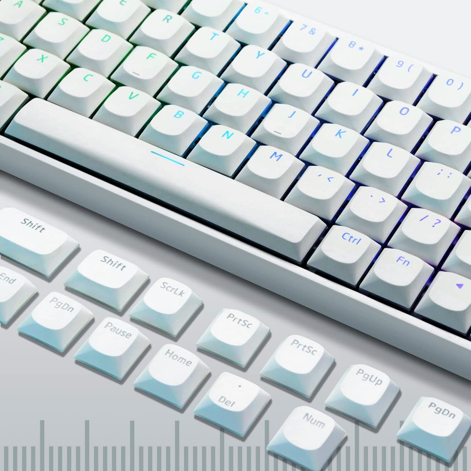 Buy Vxv Low Profile Keycaps 117 Keys Custom Keycaps Xvx Horizon Pbt Keyboard Keycaps For 60