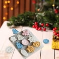 2x/Set Silicone Mould Christmas Keychains Mould Deer Hanging Molds ...