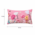 2 Pack Faux Embroidered Floral Lumbar Pillow Covers 11.8x19.7 Inch ...