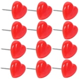 Raindrops Heart Shaped Thumbtacks 150Pcs Red Classic Design Suitable ...