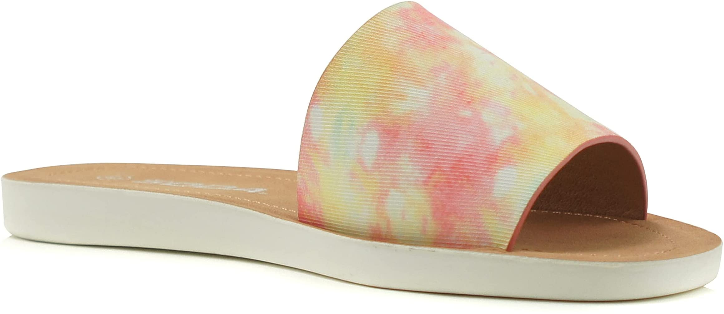 Soda Shoes Women Flip Flops Basic Plain Slippers Slip On Sandals Slides ...