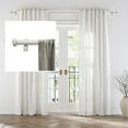 Ridicili 5/8" Single Telescoping Curtain Rod with Octagonal Finials,48 ...