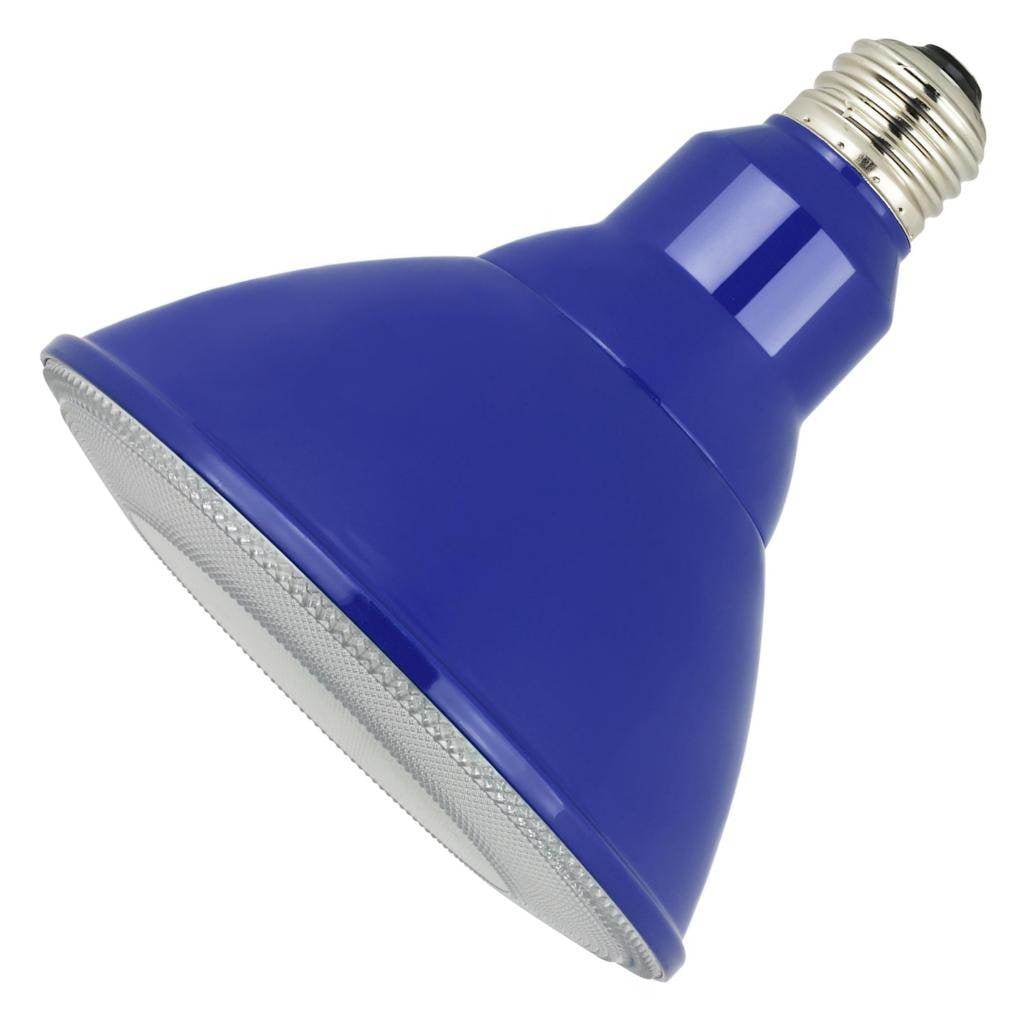 Sunlite 80550 - PAR38/LED/8W/FL35/B 80550-SU Colored Flood Light Bulb ...
