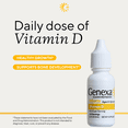Genexa Baby Organic Vitamin D Drops, Supports Bone Development, 200 ...